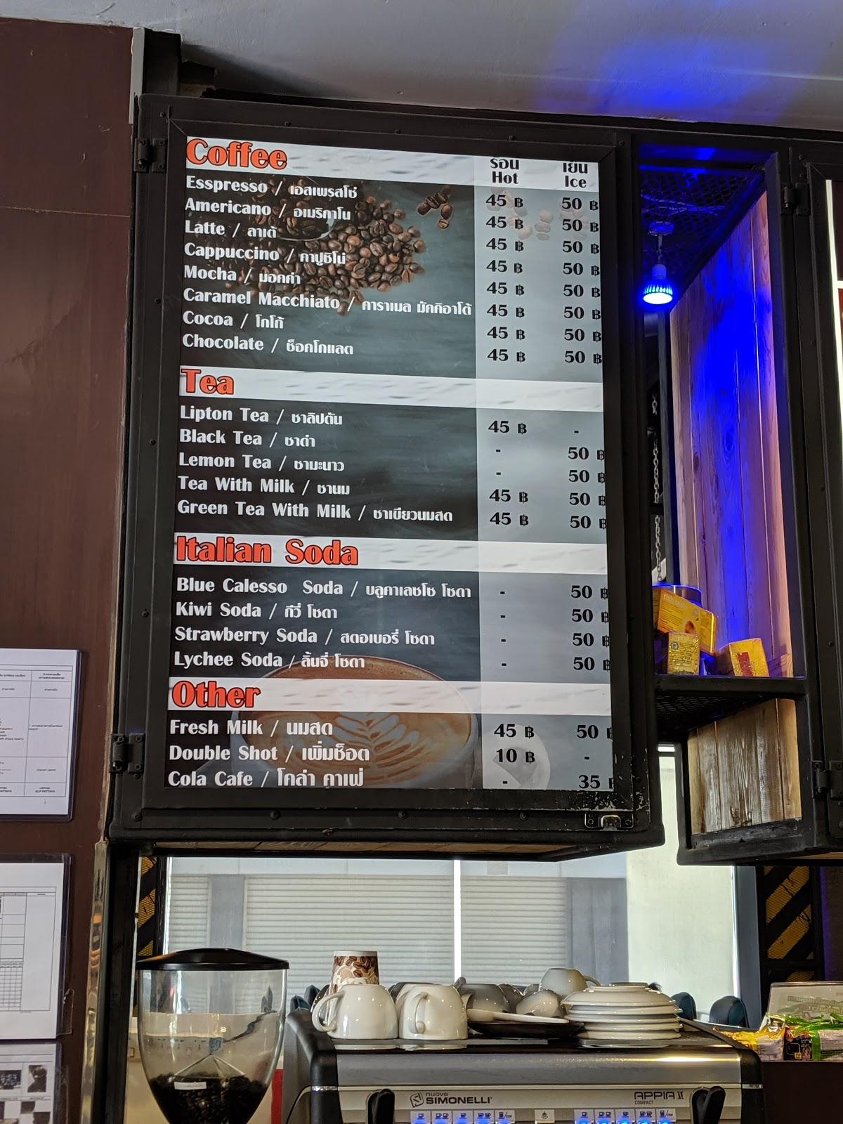 Menu at GLP GSPEED LIVING PLUS PATTAYA club, Pattaya City