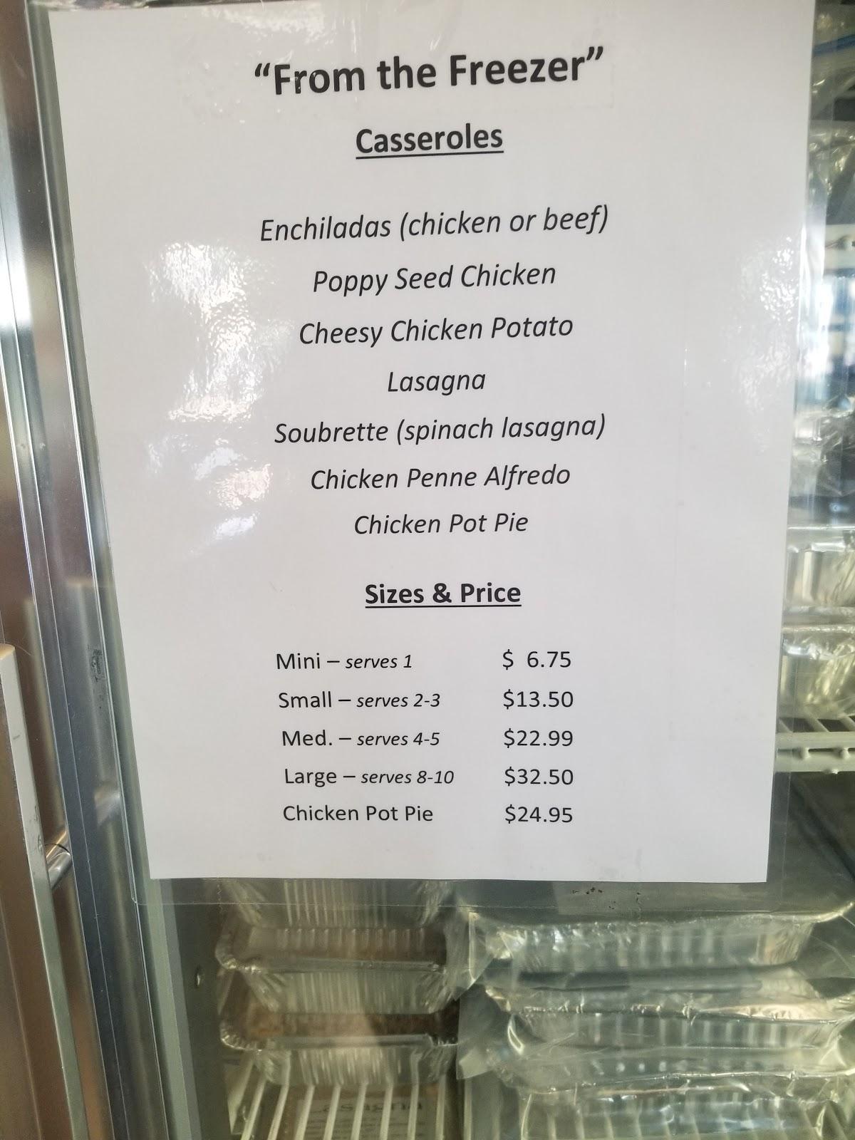 Menu at Country Morning Bakery And Cafe', Chico