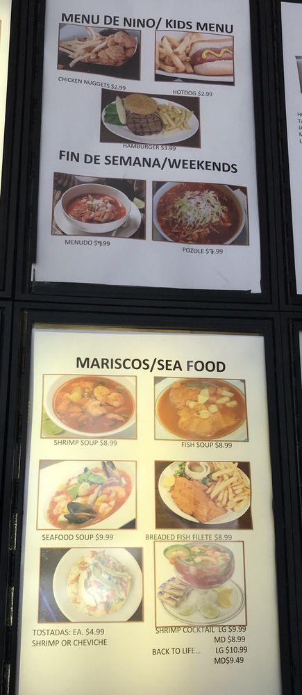 Menu at Don Limon Taqueria restaurant, Euless