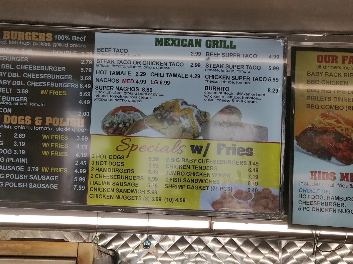 Menu at Perros Brothers Gyros fast food, Olympia Fields