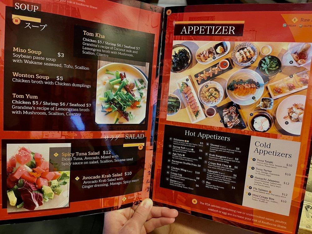 Menu at Lucky Cat Street Eatery restaurant, Fort Lauderdale