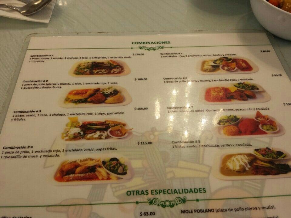 Menu at Super Antojitos restaurant, Tijuana, P.º de los Héroes No. 96