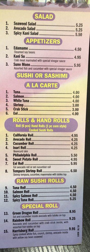 Menu at Lu Buffet & Grill restaurant, Gaithersburg