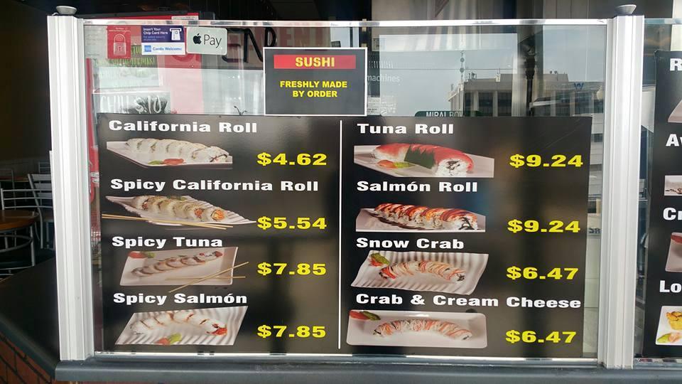 Menu at Mirai Bowl restaurant, El Paso, Lee Trevino Dr