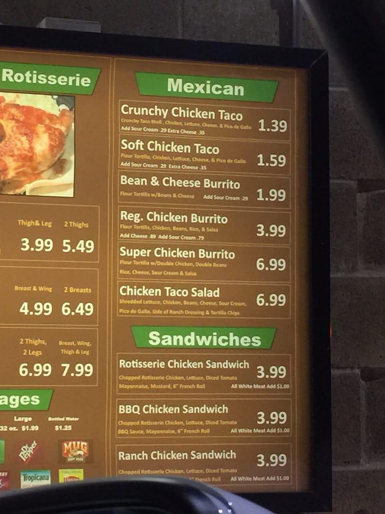 Menu at Chicken Express fast food, Vallejo