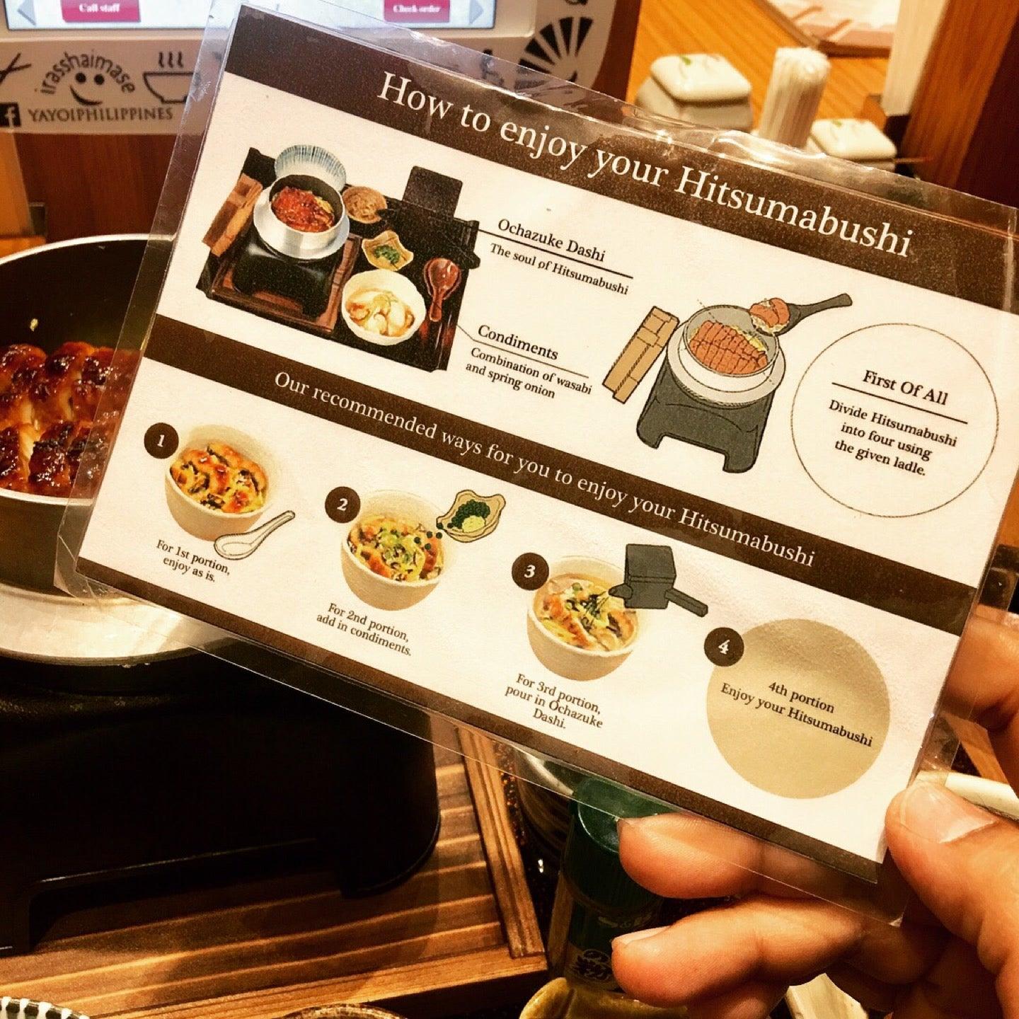 Carta del restaurante YAYOI SM Megamall, Mandaluyong, 3rd level