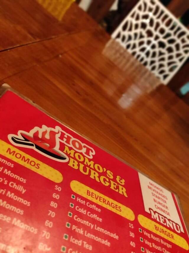 Menu at Hot Momos & Burgers, Pune