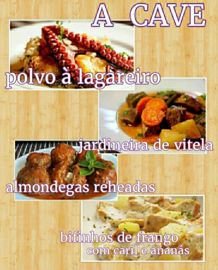 Menu em A Cave rua capitaolgueiro restaurante, Odivelas, R. Capitão ...