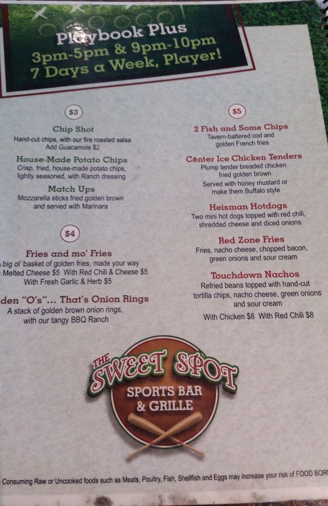 Menu at The Refinery restaurant, Brea