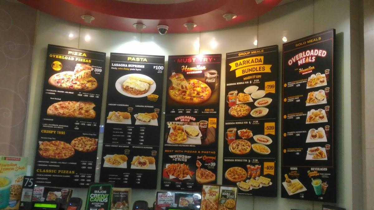 Menu at Greenwich restaurant, Lucena, Iba