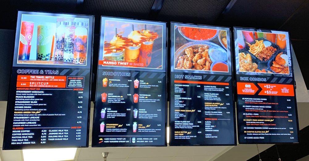 Menu at Zero Degrees restaurant, Orlando, W Sand Lake Rd Suite D123B