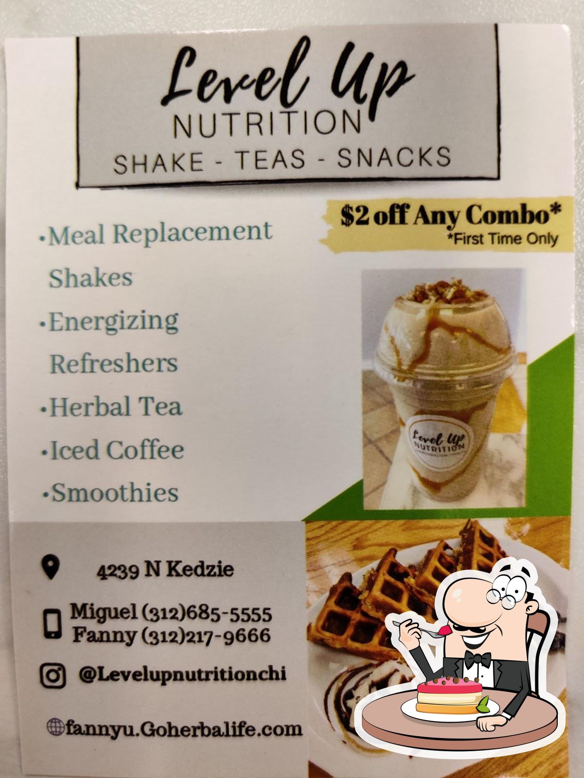 Level Up Nutrition in Chicago - Restaurant menu and reviews