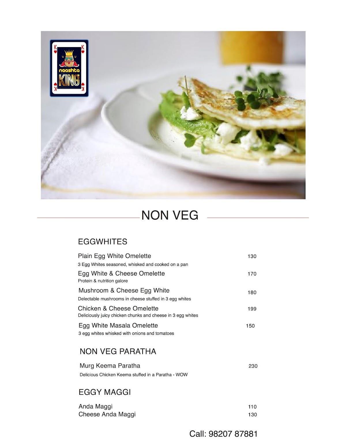 Menu at Naashta King, Mumbai, Gala 4