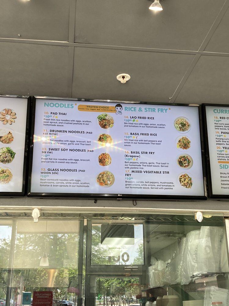 Menu at Sabaidee Lao and Thai Street Food - Rowlett restaurant, Rowlett