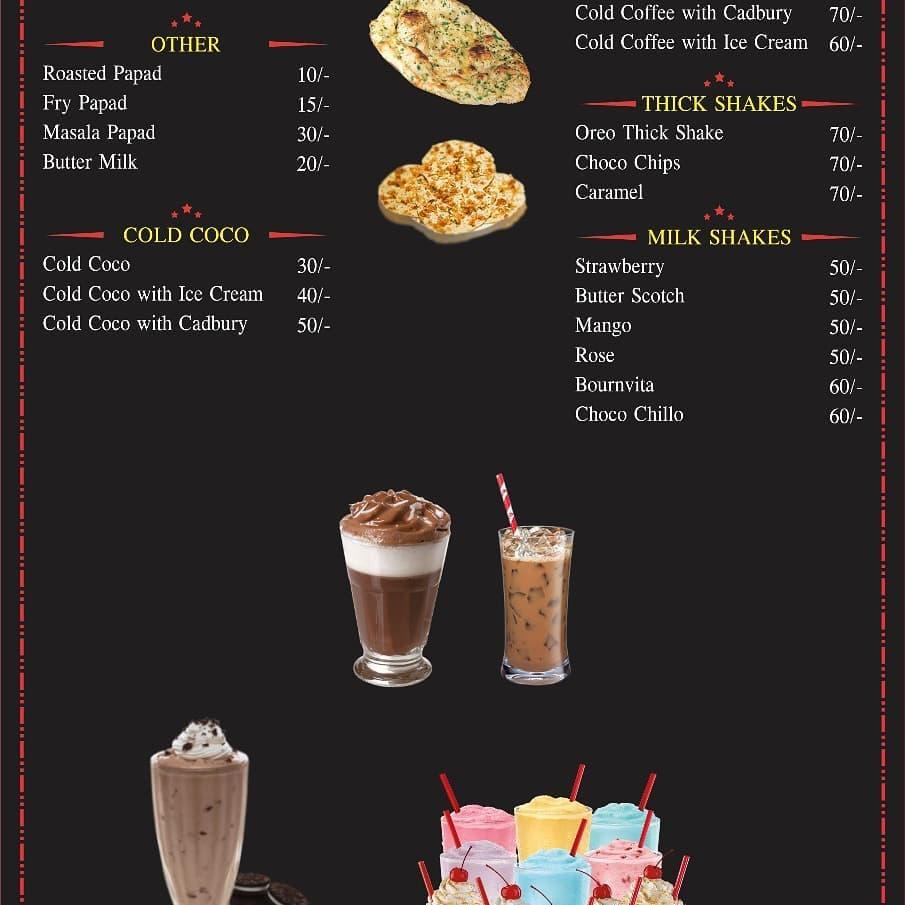 Menu at Gurukrupa Restaurant & Shreeji Food Court Maliba Campus, Bardoli