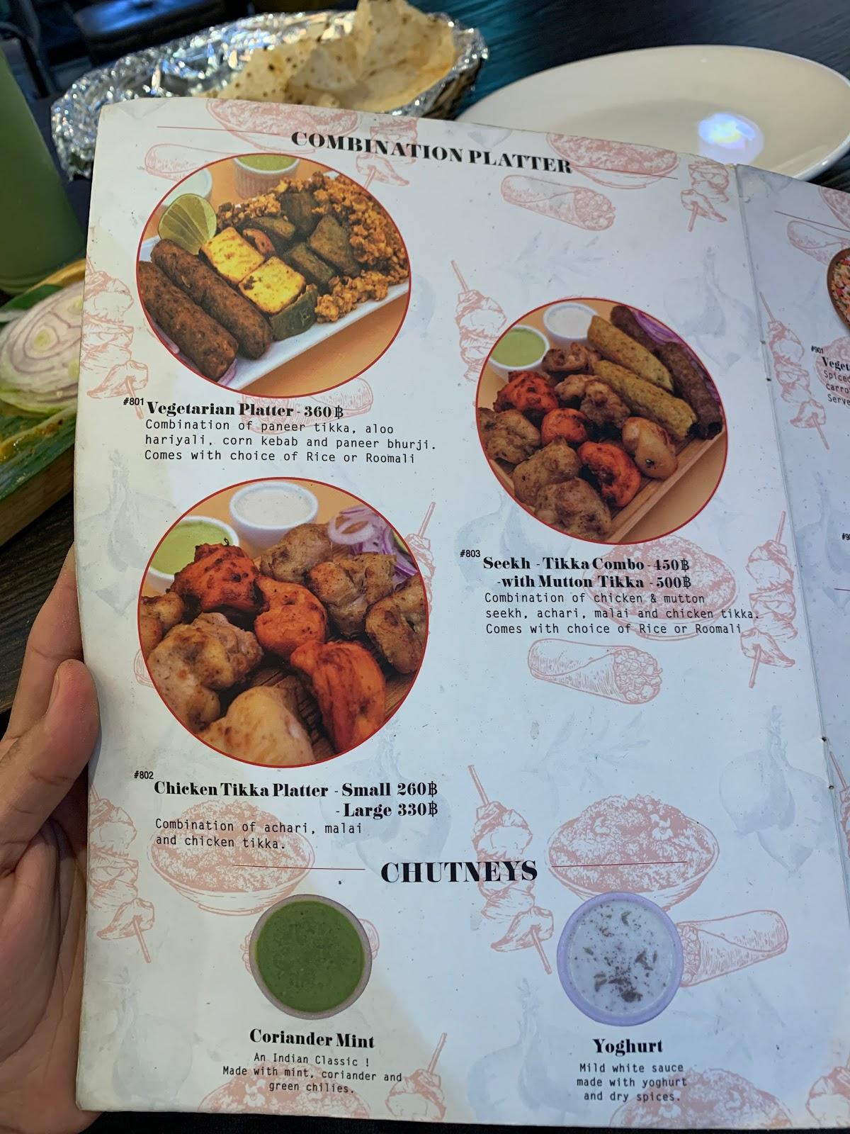 Menu at Imli Grill restaurant, Pattaya City, 86 Moo 10