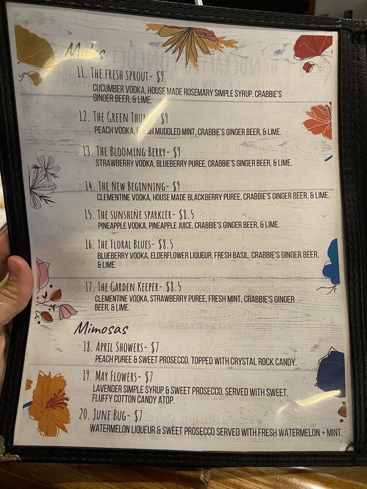 Menu at Joey B's pub & bar, Palmerton