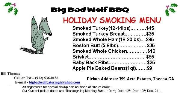 Big Bad Wolf Bbq of Georgia, Statesboro