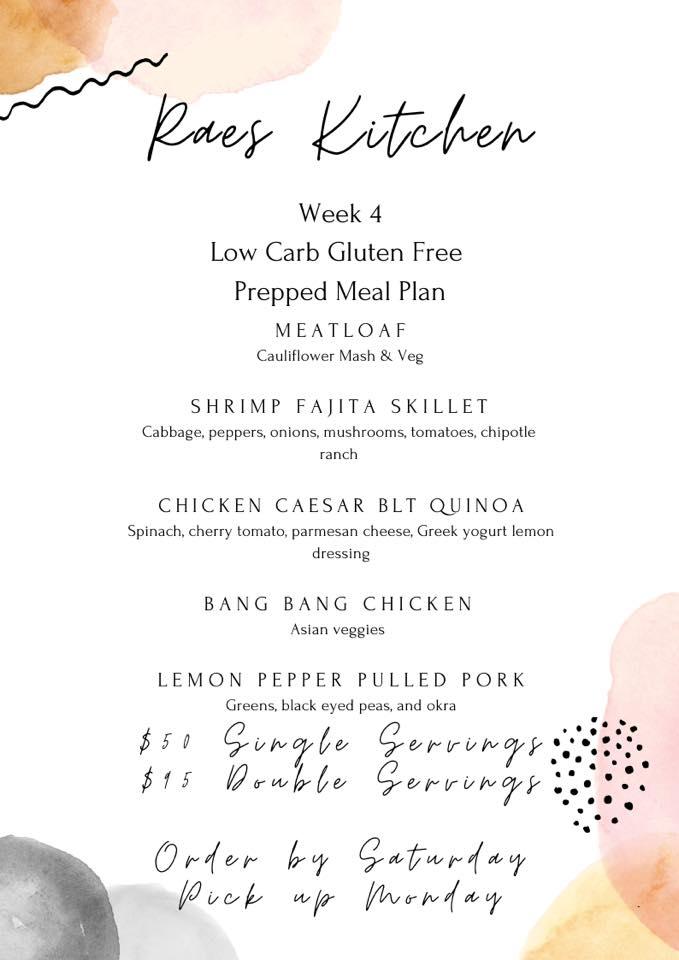 Menu at Rae’s Kitchen Fairhope restaurant, Fairhope