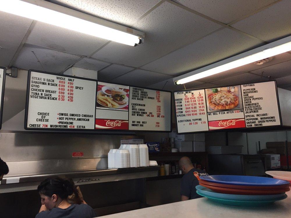 Menu at Billy's Time Out Deli restaurant, Oak Ridge