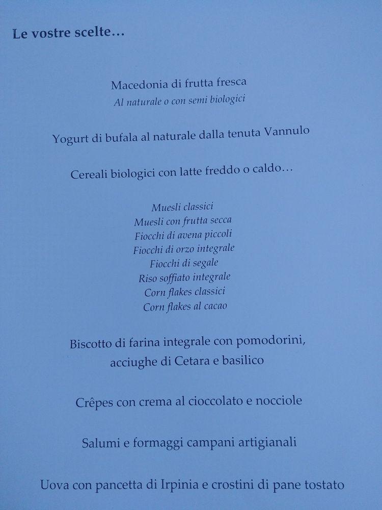 Menu da Boutique Hotel Don Alfonso 1890 ristorante, Massa Lubrense