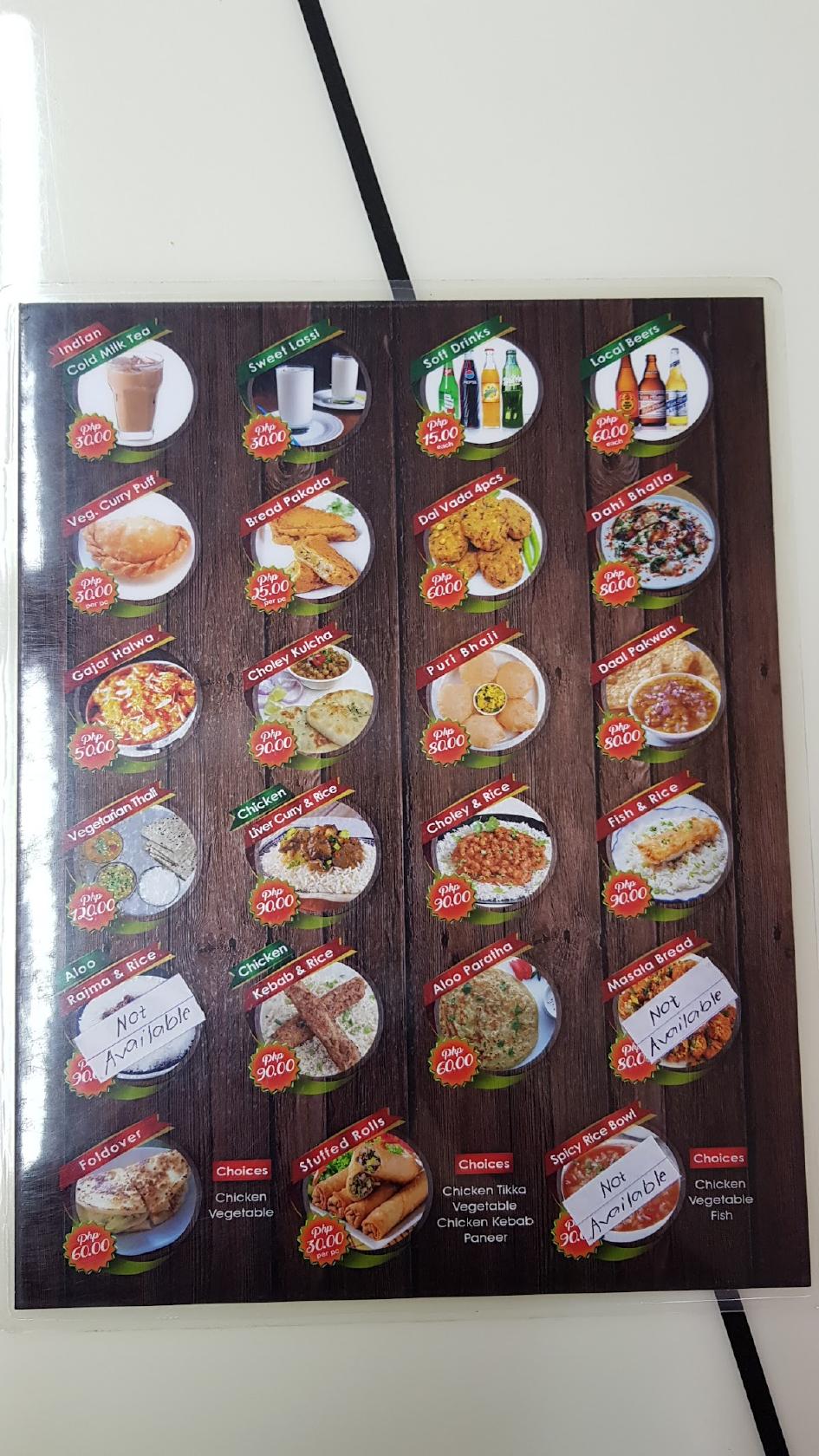 Carta del restaurante Jonie's Sizzlers & Roast, Danao