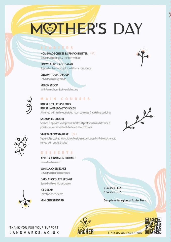 Menu at The Archer pub & bar, Mansfield, Warsop Ln