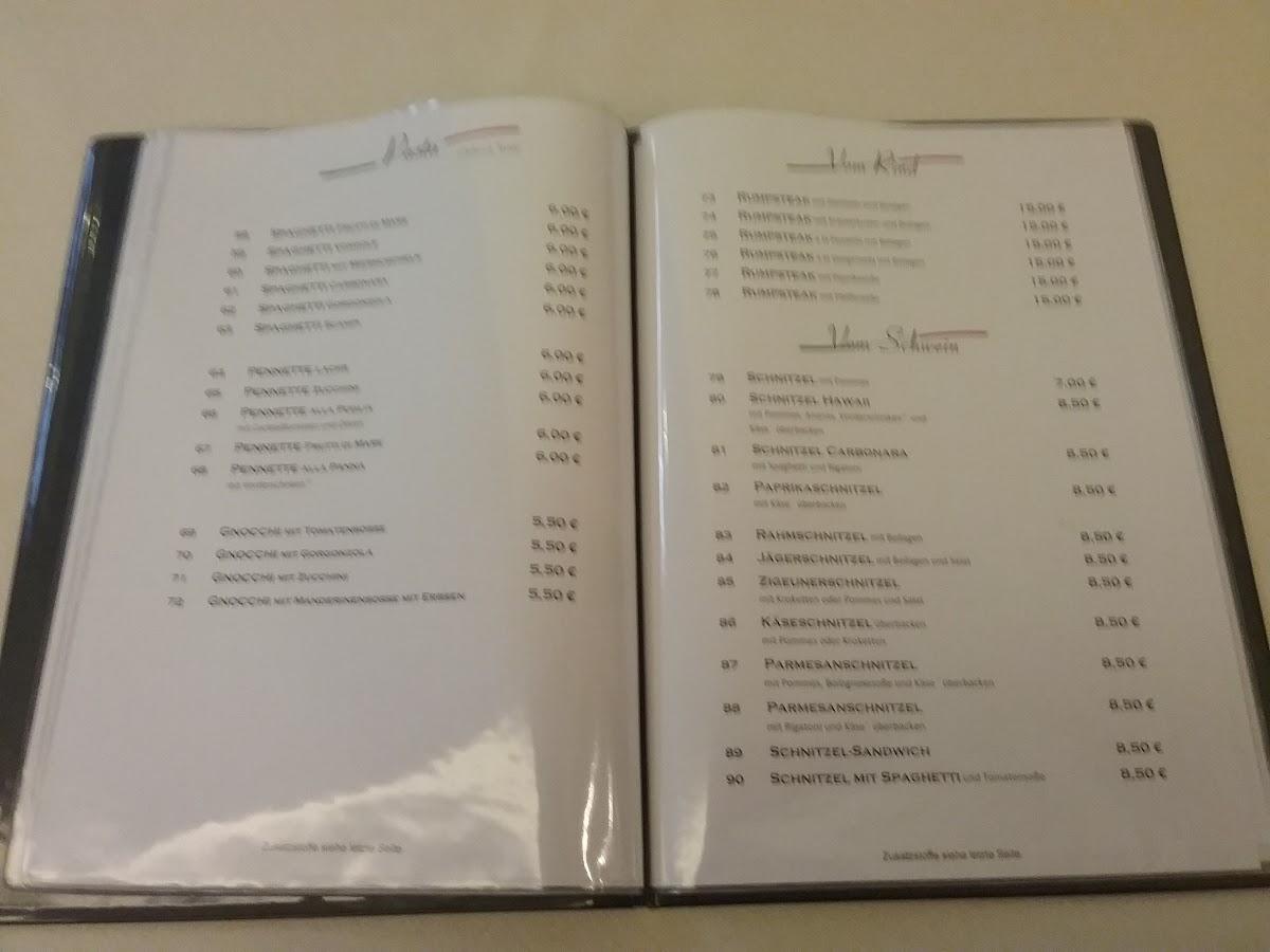Speisekarte von Da Nico restaurant, Enkenbach-Alsenborn