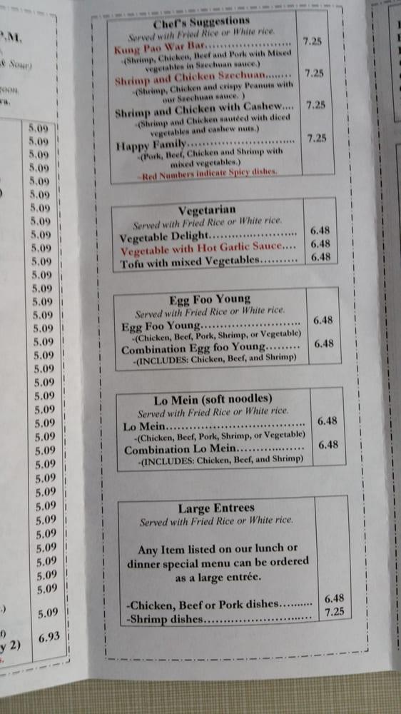 Menu at China Star Chinese Restaurant, San Antonio, Babcock Rd