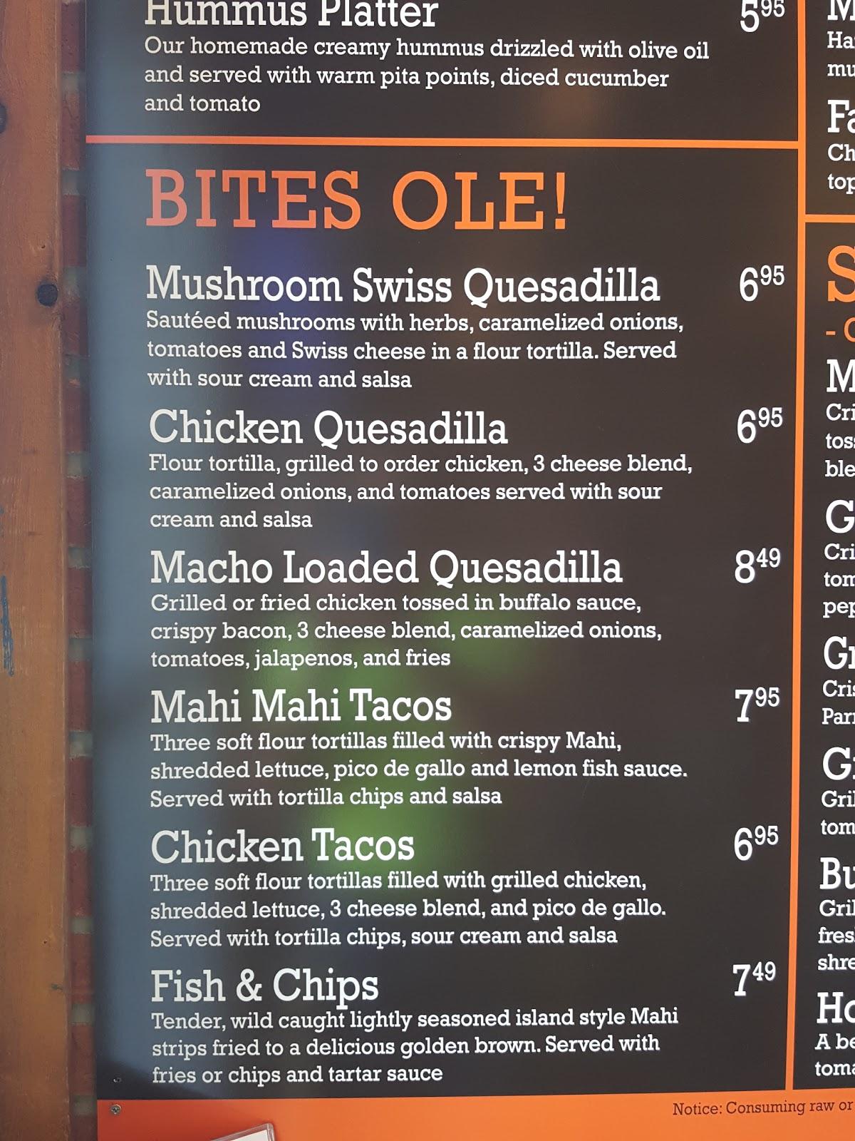 Menu at Bites in the Boro restaurant, Statesboro, Statesboro Pl Cir