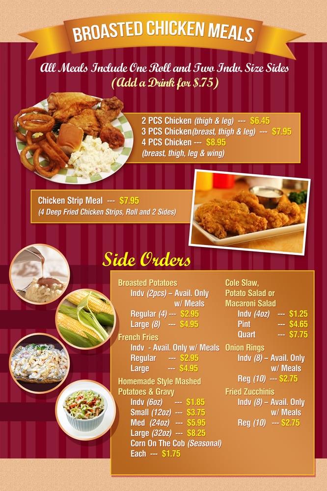 Menu at Chicken Box Broasted Chicken restaurant, La Habra, 330 E ...