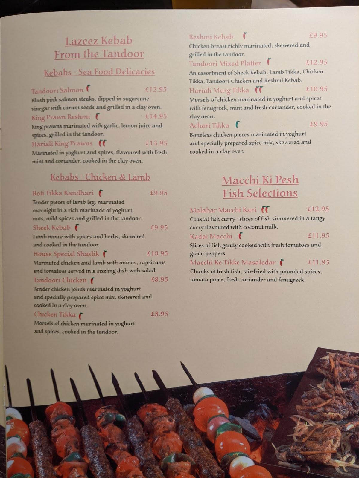 Menu at Crediton Tandoori Restaurant & Take Away, Crediton