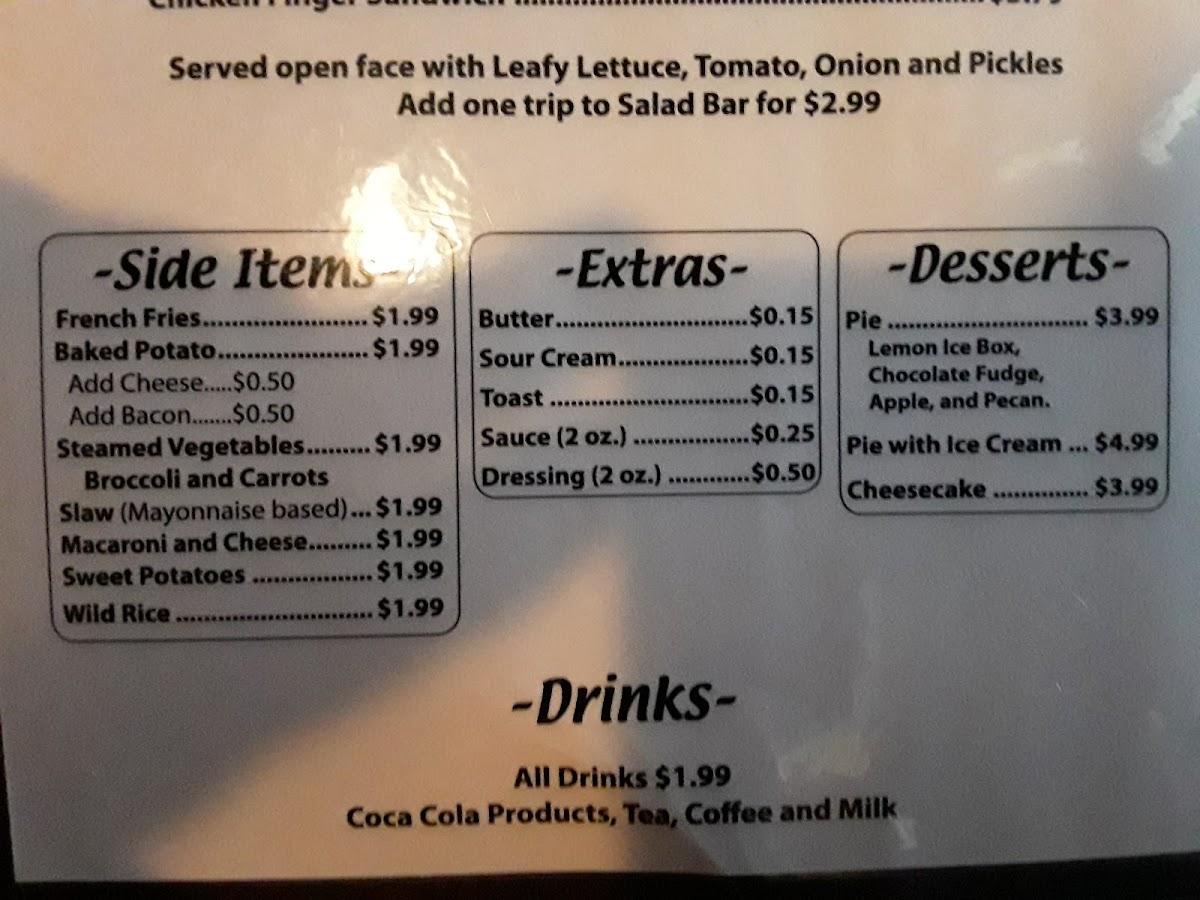 Menu at 43 Grill restaurant, Russellville