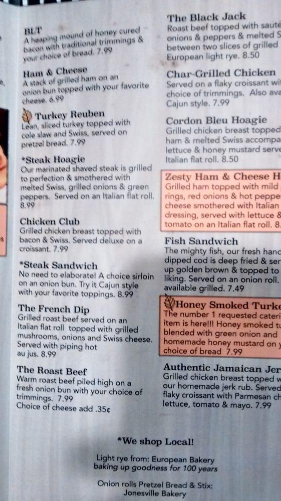Menu at Oak Tree Lounge pub & bar, Jackson