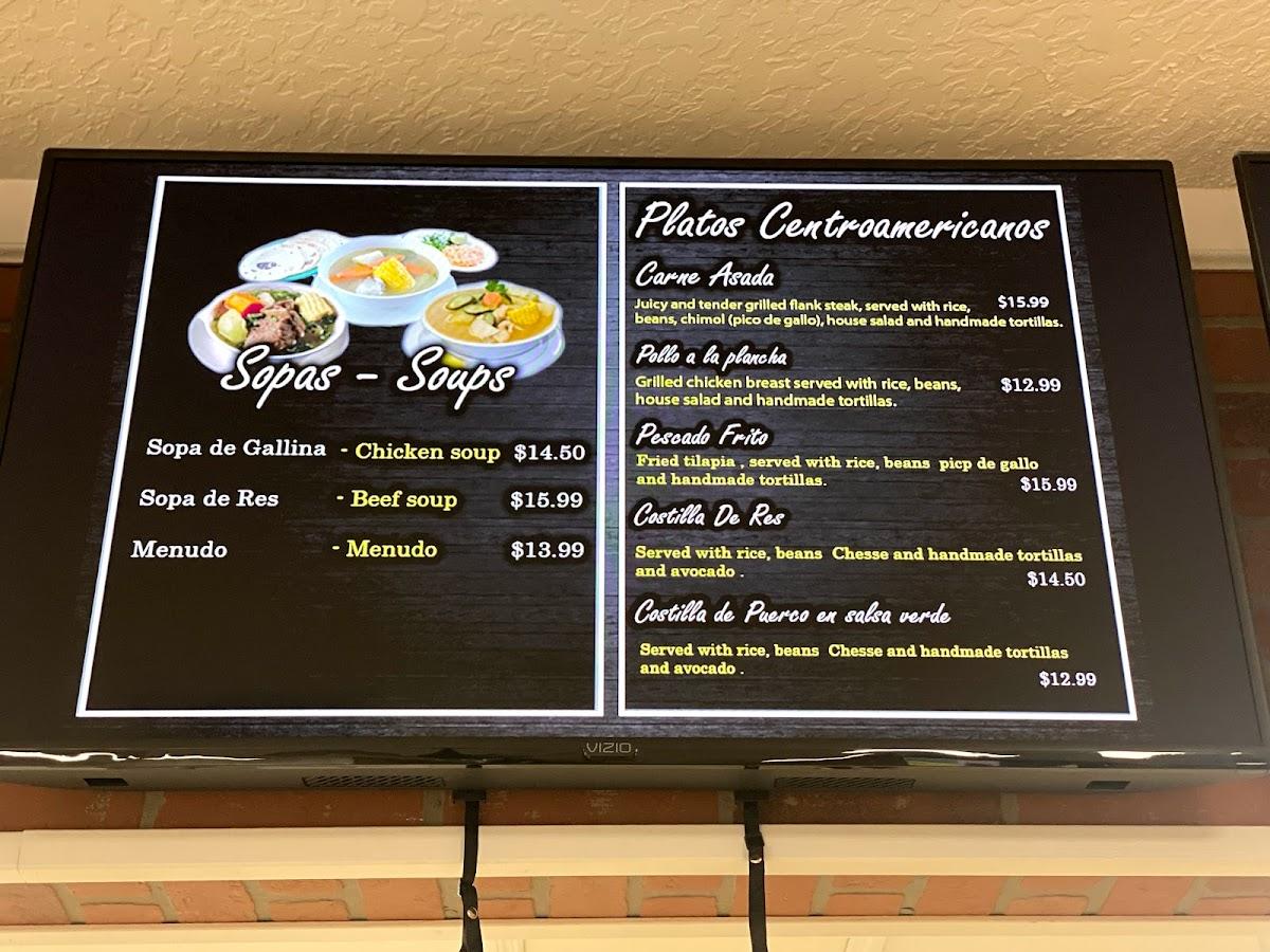 Menu at La Sabrosa Grocery & Restaurant Orange Park, Orange Park, Mound St