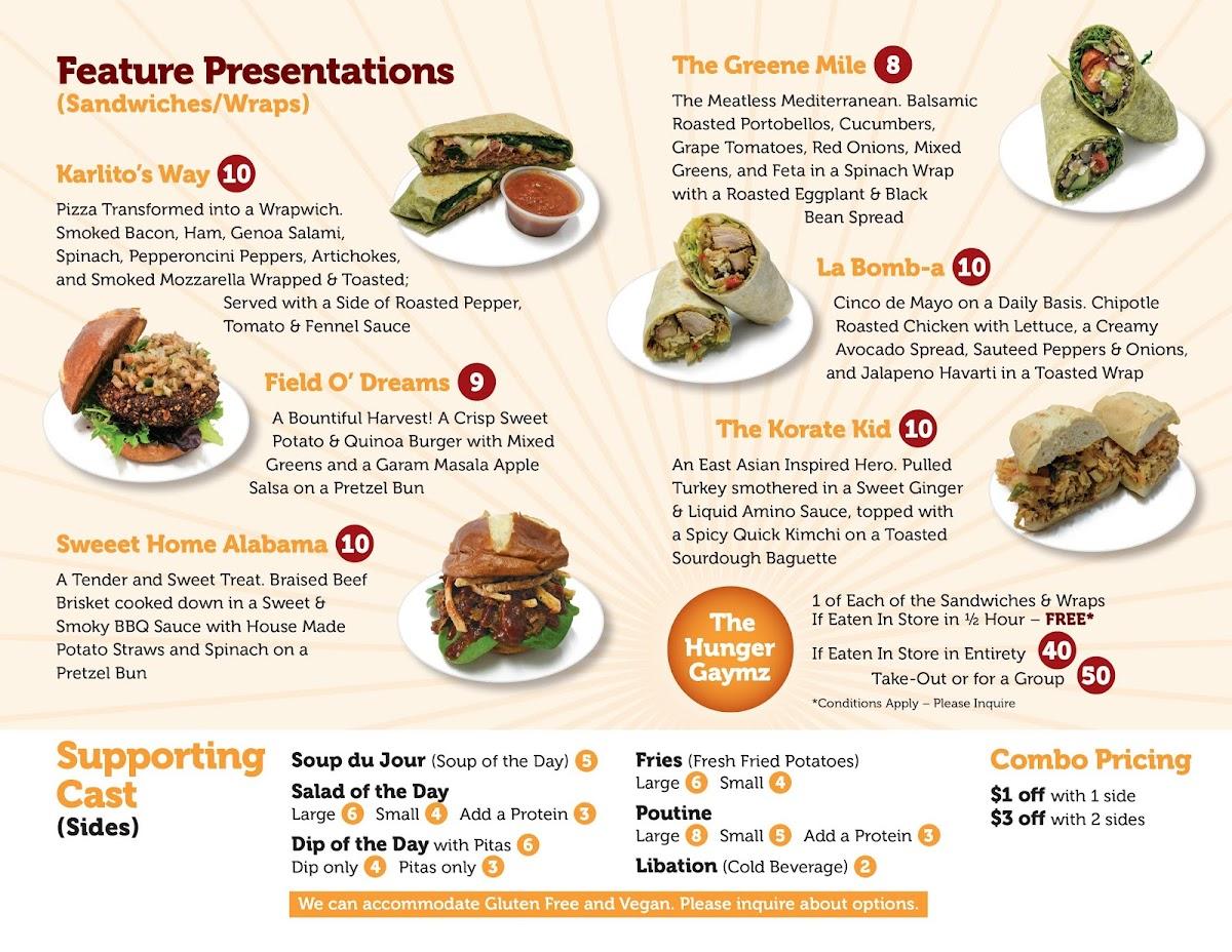 Menu at Personal Touch Eatery & Catering restaurant, Sarnia