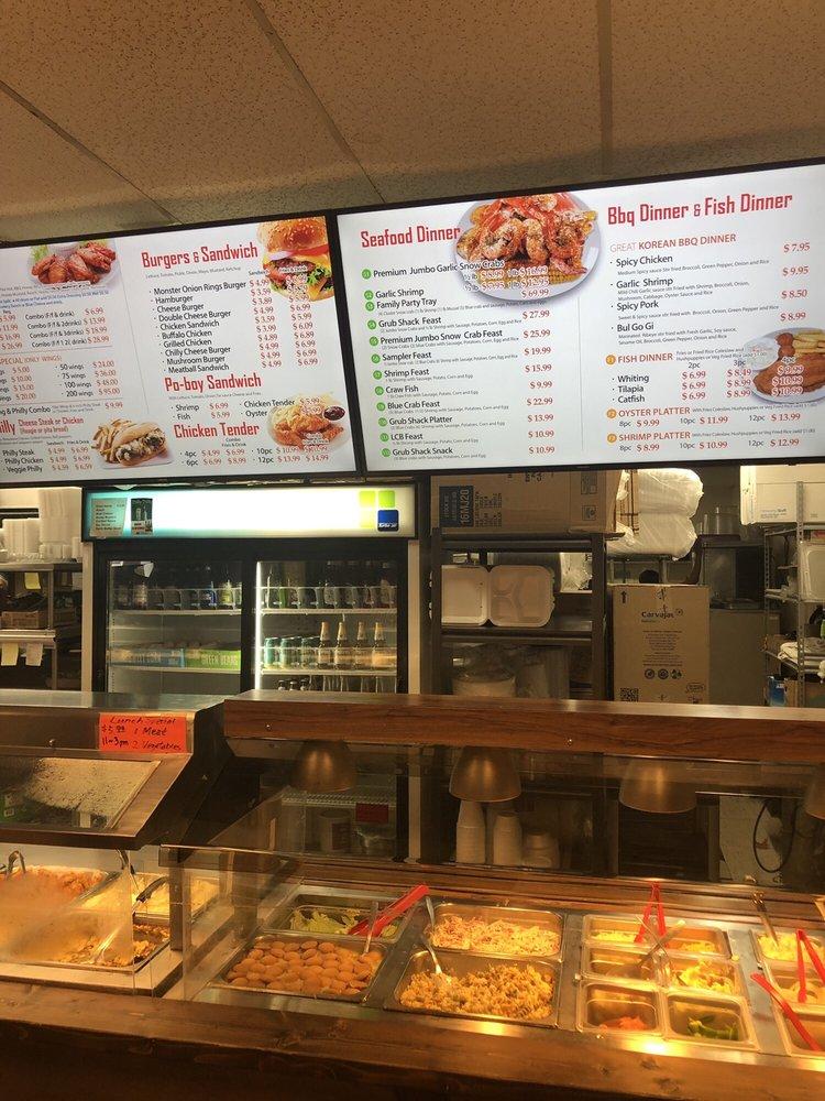 Menu at Grub Shack restaurant, Conyers