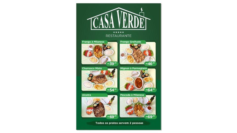 Menu em Restaurante Casa Verde, Matinhos, R. Bandeirantes