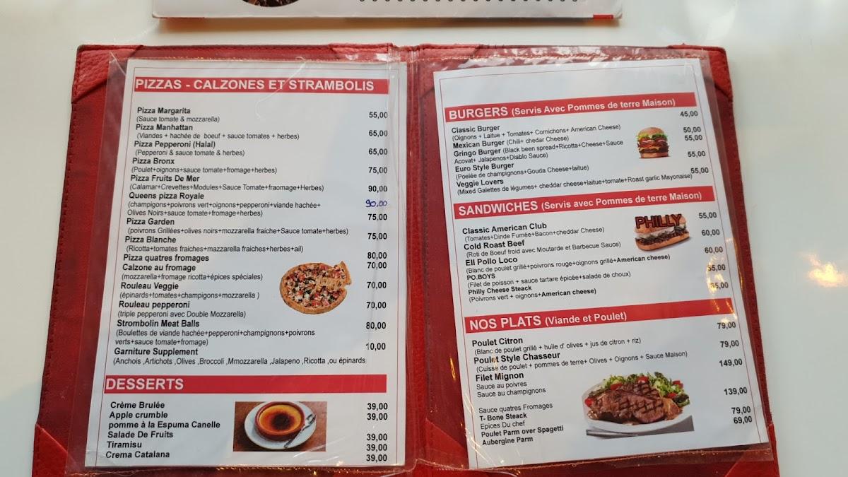 Menu at Forest Restaurant, Ifran