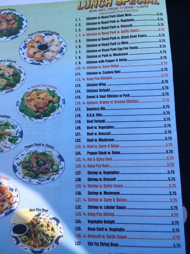 Menu at Golden Chopstix Restaurant, Ledyard