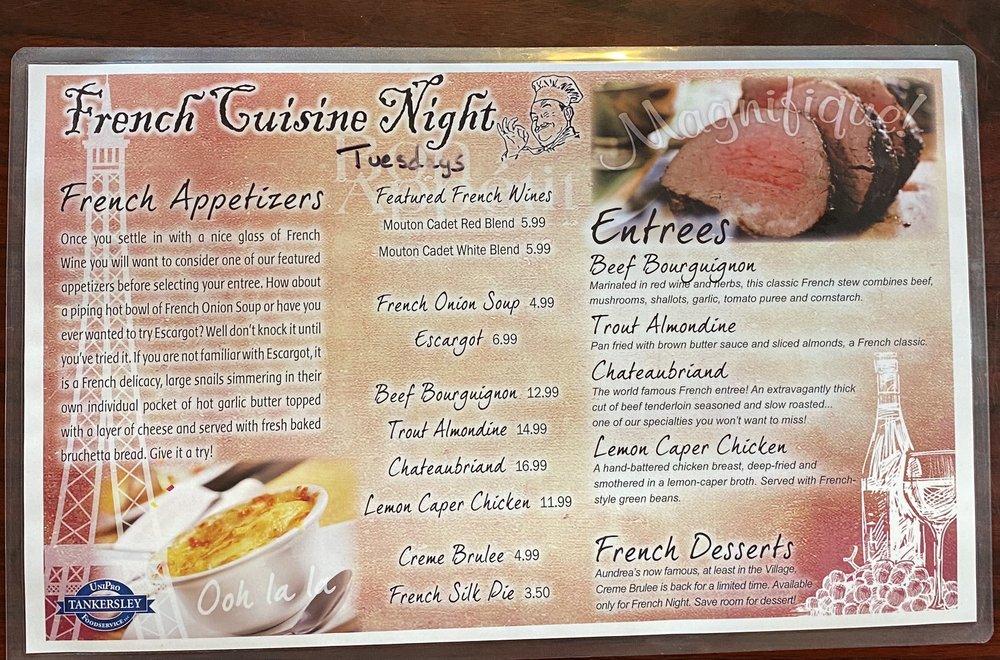 Carta de Home Plate Cafe & Bakery, Hot Springs Village