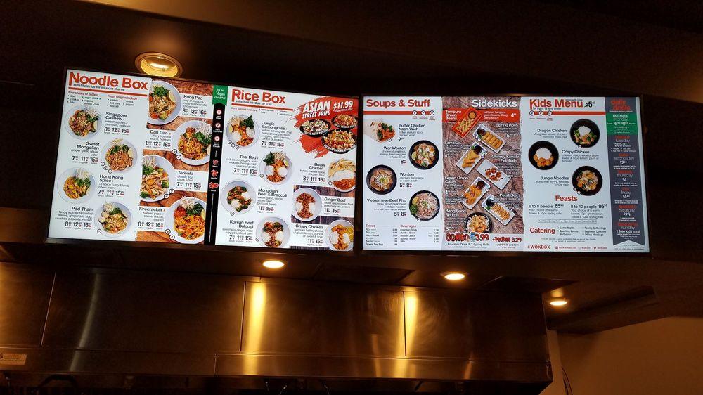 Menu at Wok Box - Grande Prairie restaurant, Grande Prairie, 104A Ave