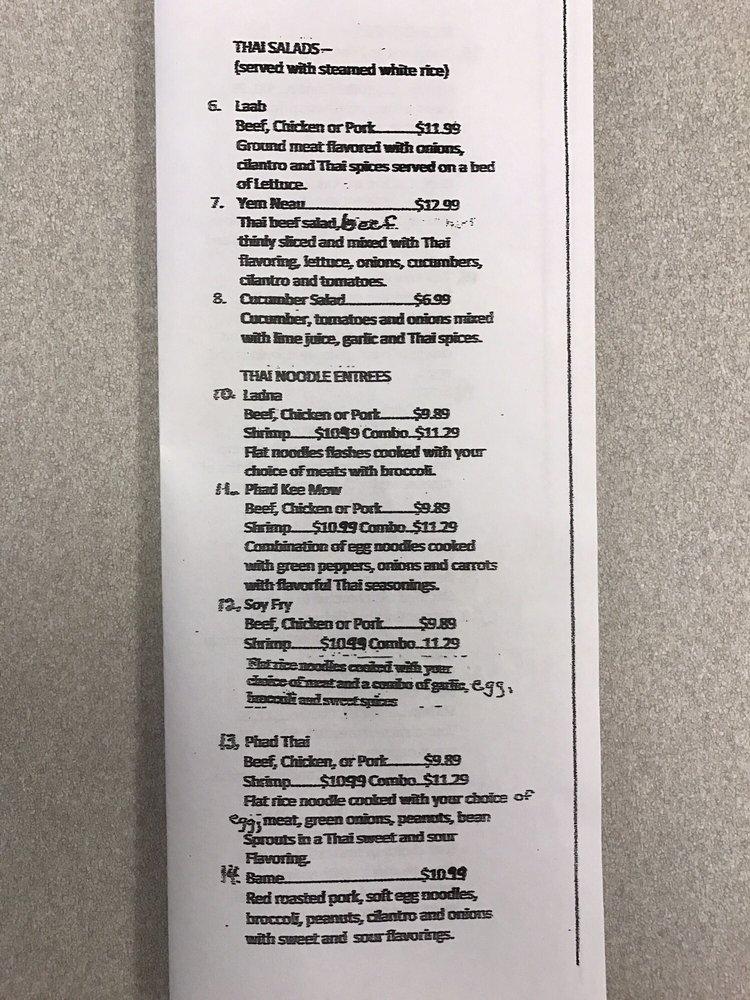 Menu at Williams & Williams Carryout restaurant, Knob Noster