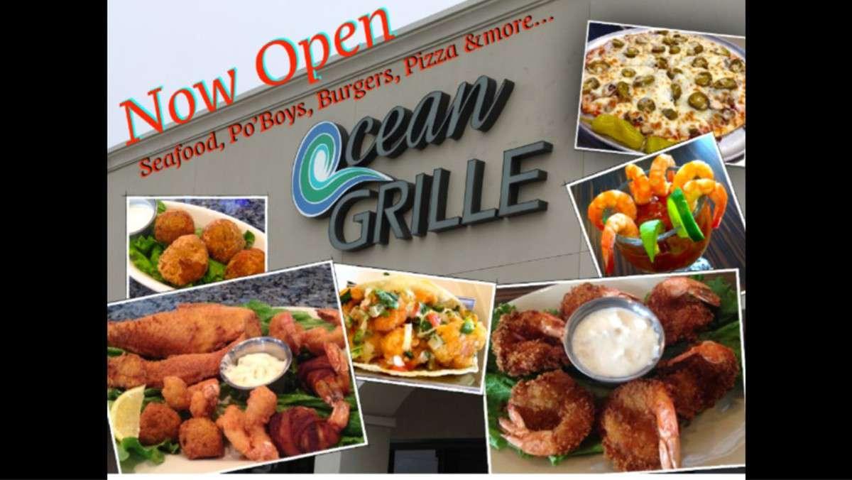 Menu at Ocean Grille Restaurant, Bolivar Peninsula