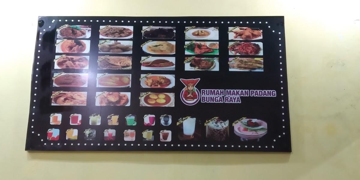 Menu at Rumah Makan Padang Bunga Raya restaurant, Bima