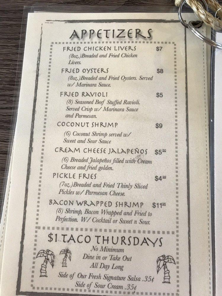 Menu at Taboo Grill Gourmet Burgers and Ice Cream. restaurant, Laurie