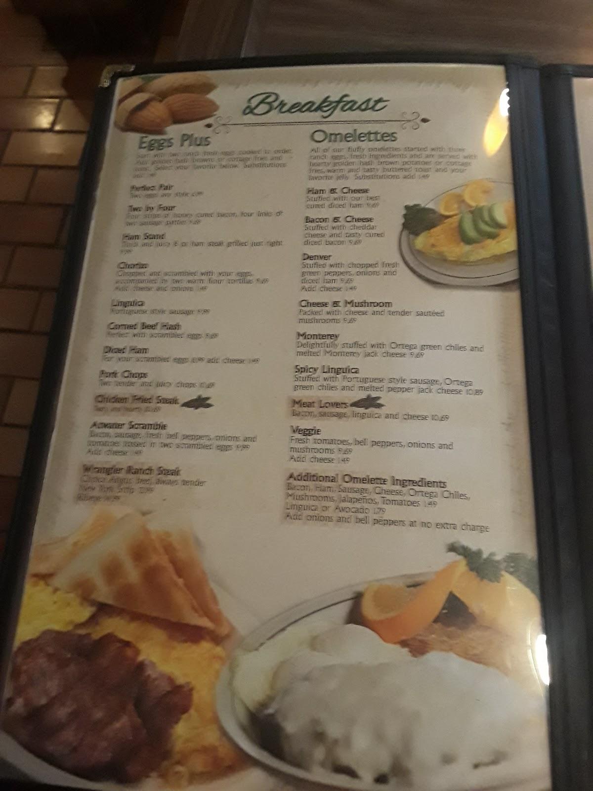 Menu at Almond Tree Restaurant, Atwater