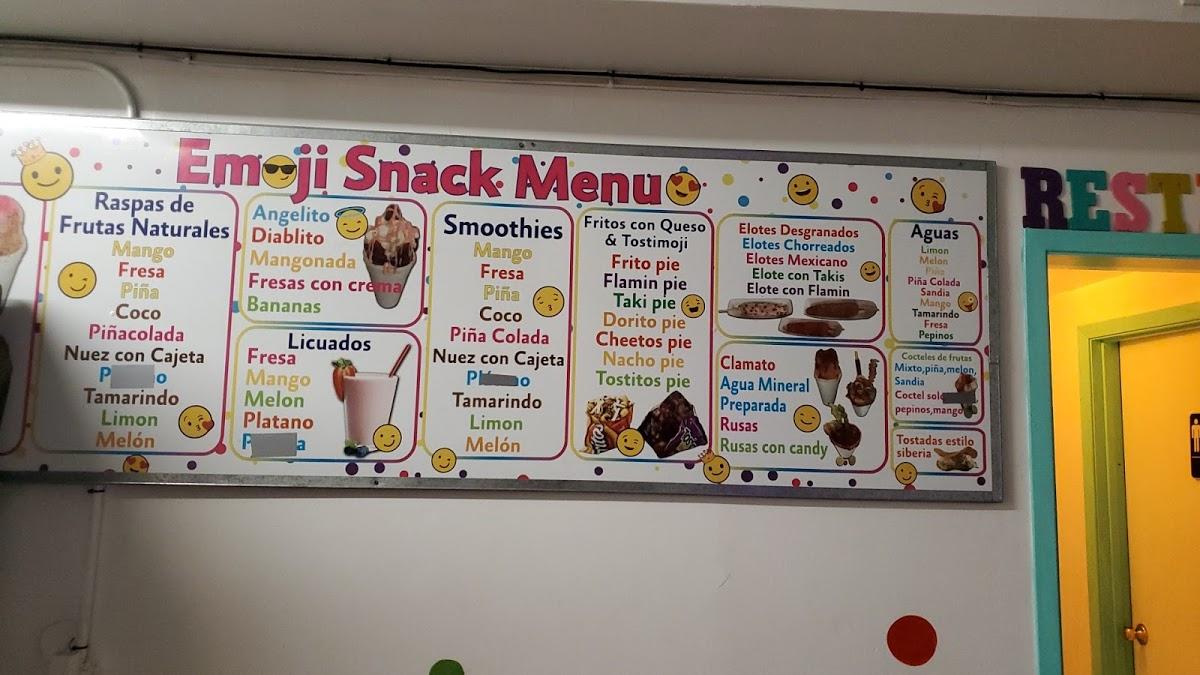 Menu at Emoji Snack pub & bar, Laredo