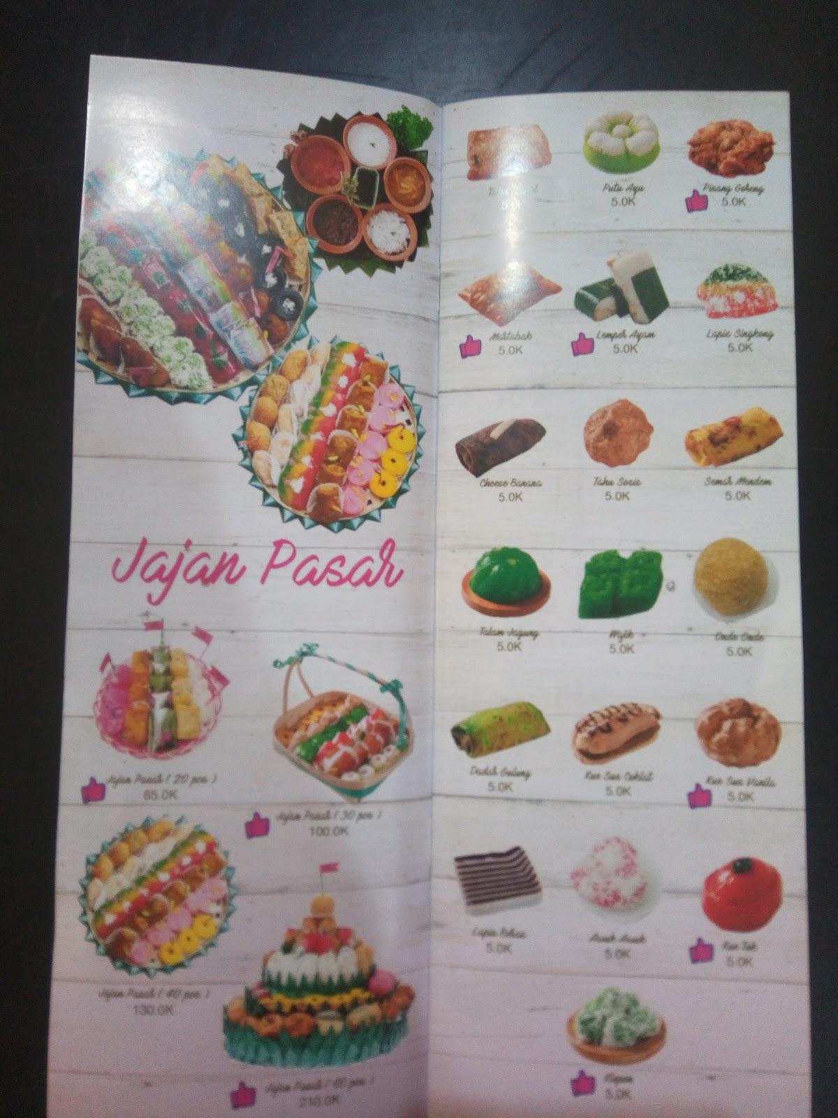 Menu at Melly Roti & Kue, Tropodo