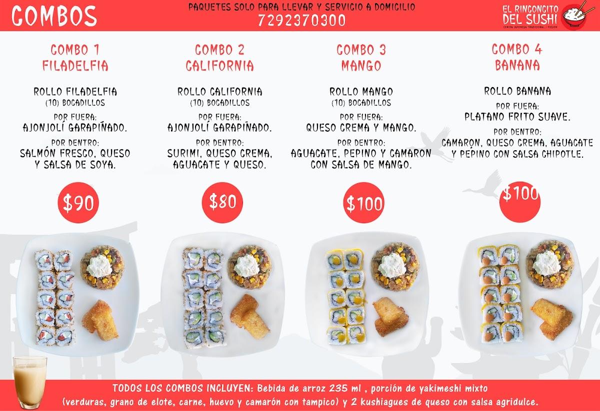 Carta del restaurante Rinconcito Del Sushi, Metepec